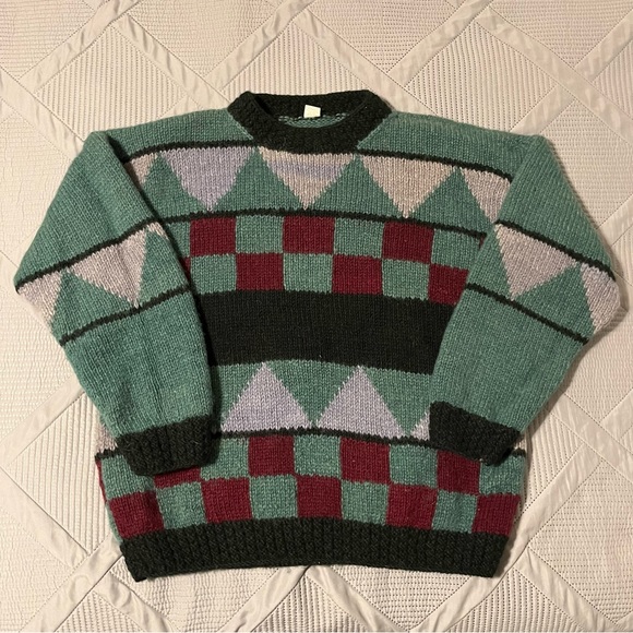 Sweaters | Nepalese Mens Wool Sweater L | Poshmark